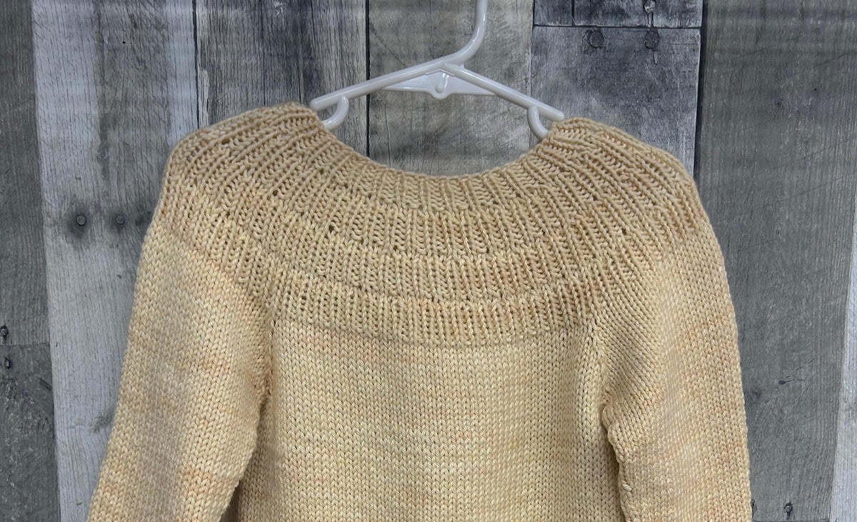 shop sample: Anker's Sweater baby sweater – Knot Another Hat